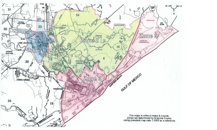 Brazoria County Drainage District Map
